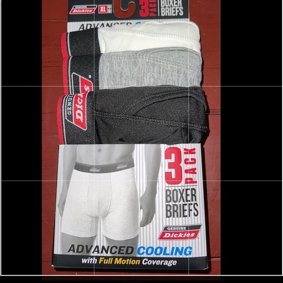 Dickies | Underwear & Socks | Dickies Advanced Cooling Boxer Briefs Xl ...